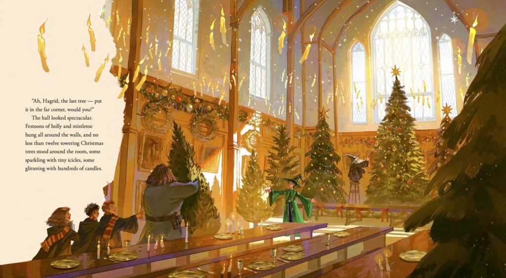 First Look at Christmas at Hogwarts - JKR